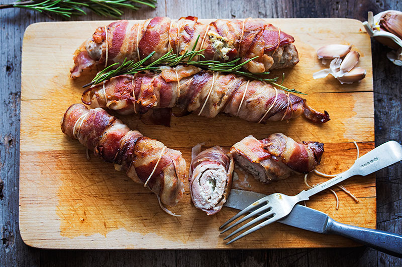 Involtini: Teleće rolice sa sirom i pancetom