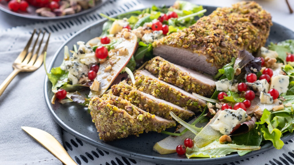 VIDEO: Svinjski file u korici od pistacija