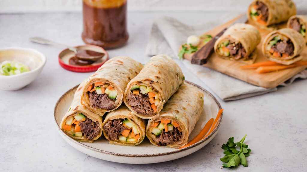 Kineske palačinke s aromatičnom junetinom