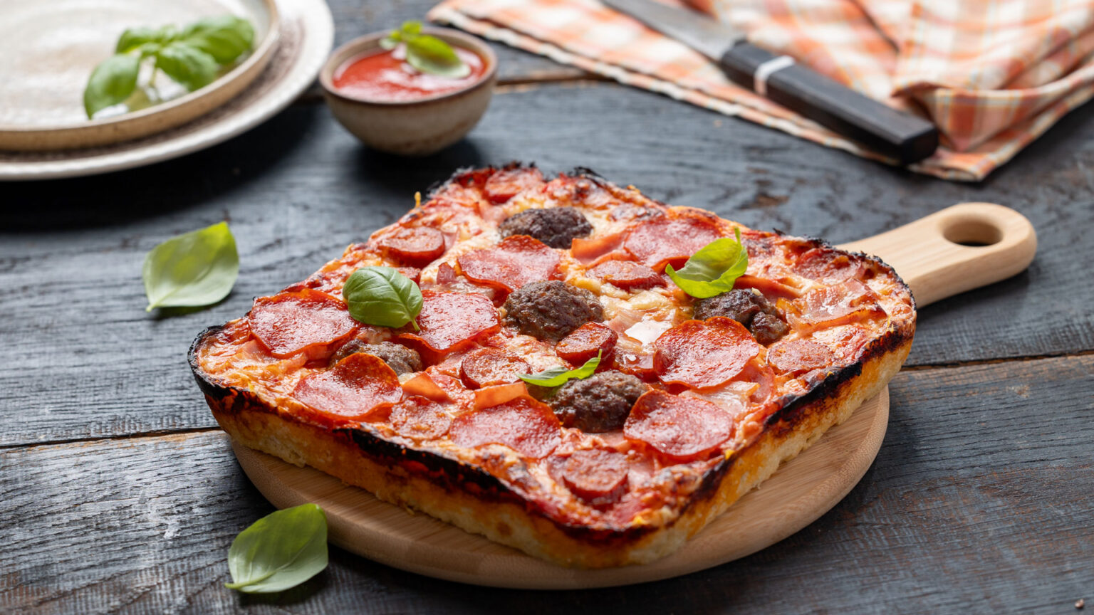 Detroit pizza